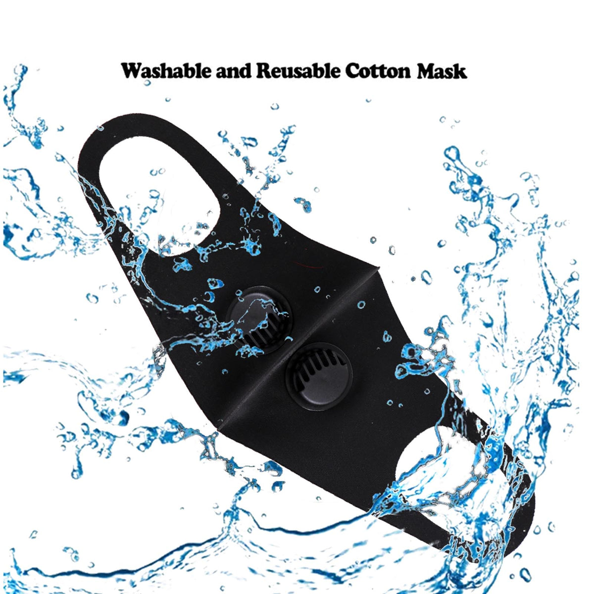 FM-7001DR Double Breathing Valve Single Ply Face Mask – American Bling Care